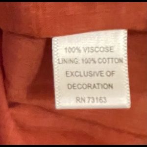 Cupio | Dresses | Rust Colored Summer Dress By Cupiol | Poshmark